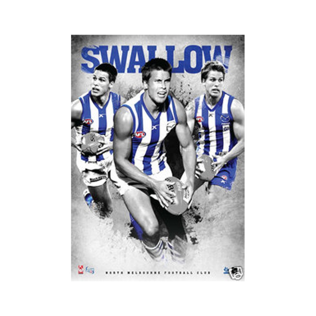 North Melbourne Kangaroos - Andrew Swallow - Individual Poster ...