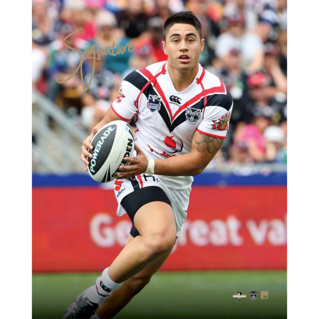 New Zealand Warriors - Shaun Johnson Signed Photograph | Taylormade ...