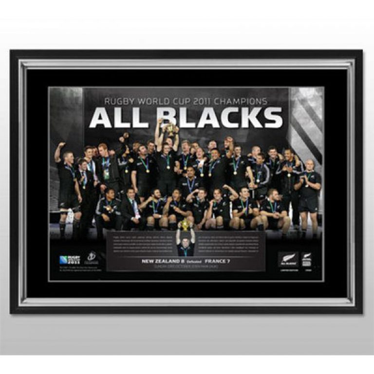 Rugby Union - All Blacks Framed Rugby World Cup Celebration Shot ...