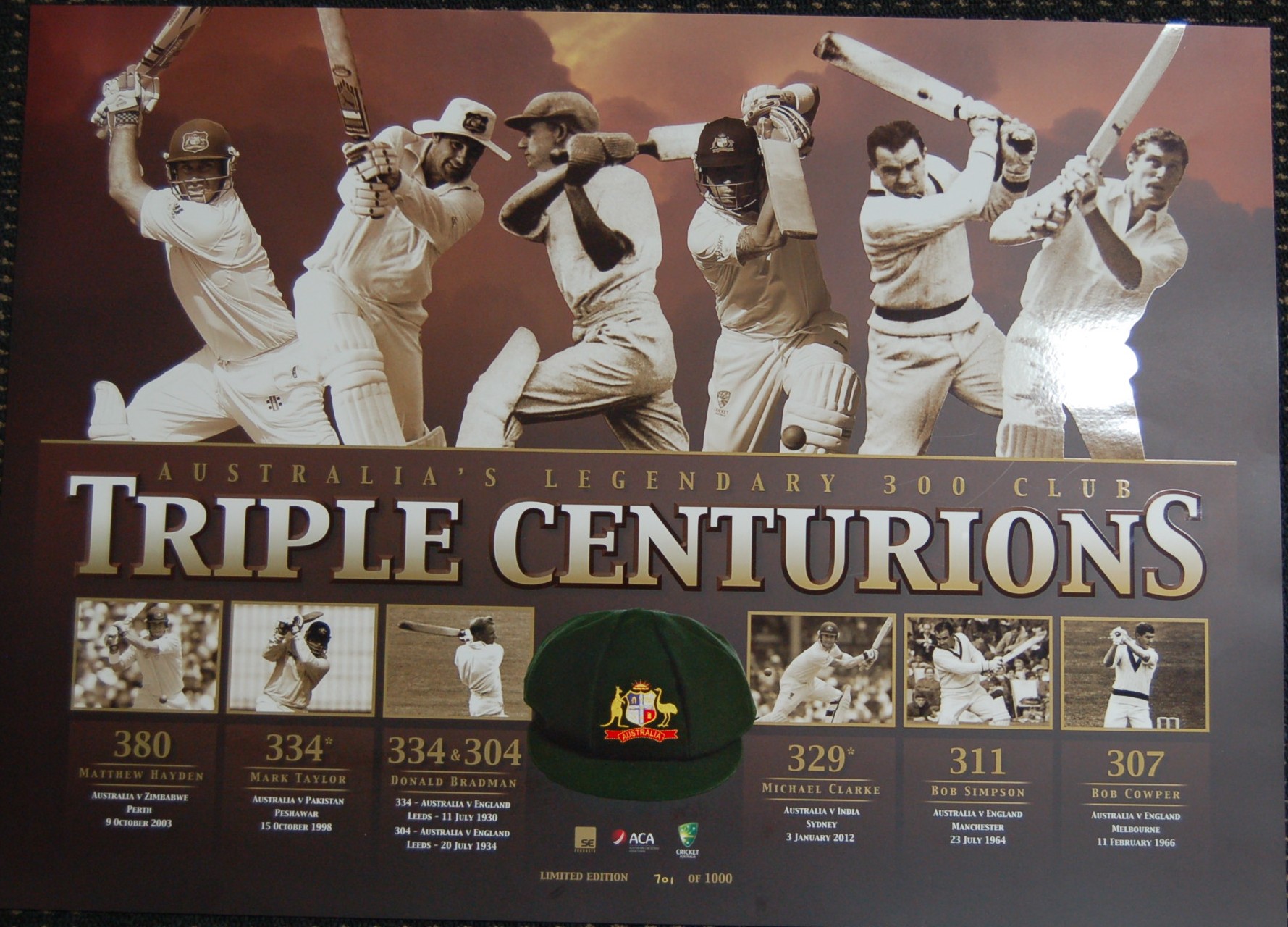 Cricket - Triple Centurions Limited Edition Sportsprint | Taylormade ...