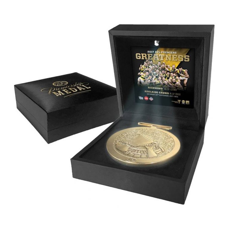 Richmond Tigers – 2017 AFL Grand Final Premiership Boxed Replica Medal ...