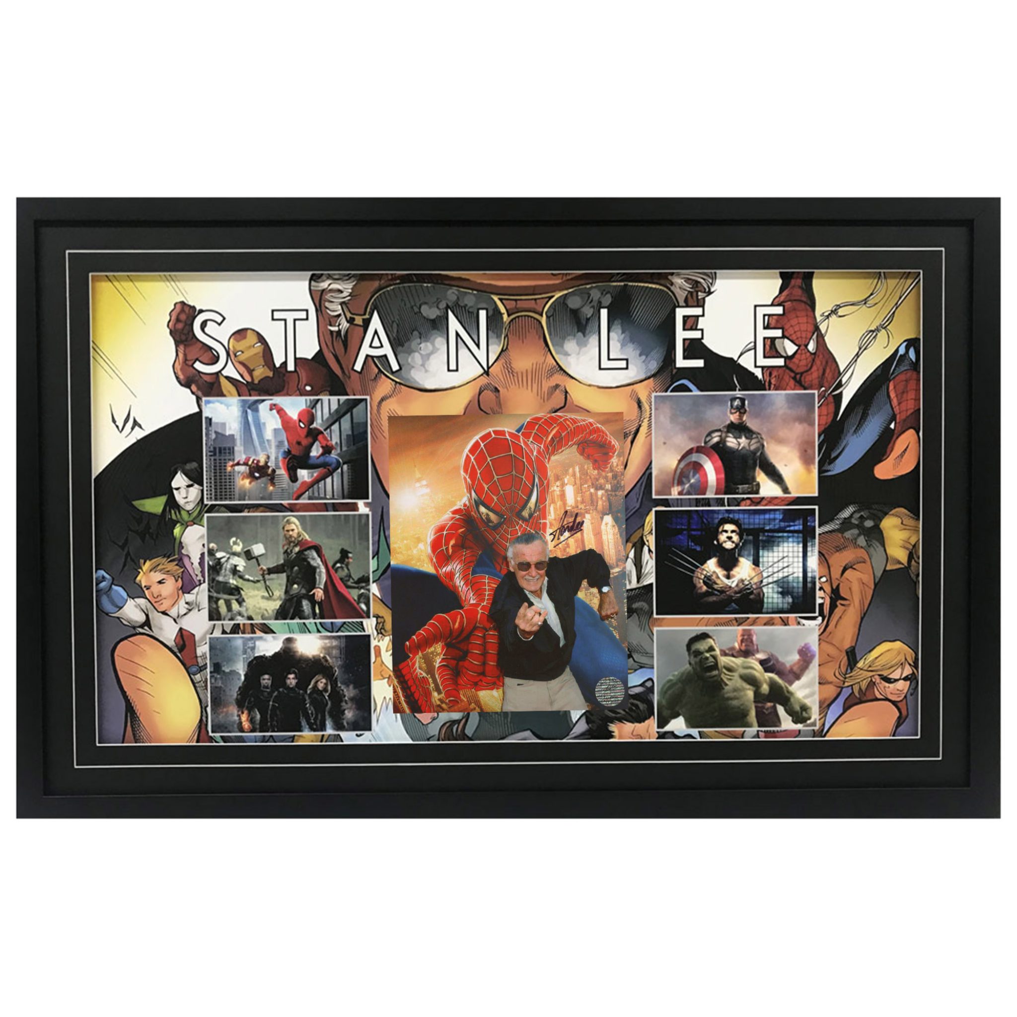 Stan Lee - Signed & Framed 8x10 Photograph (Stan Lee Hologram ...