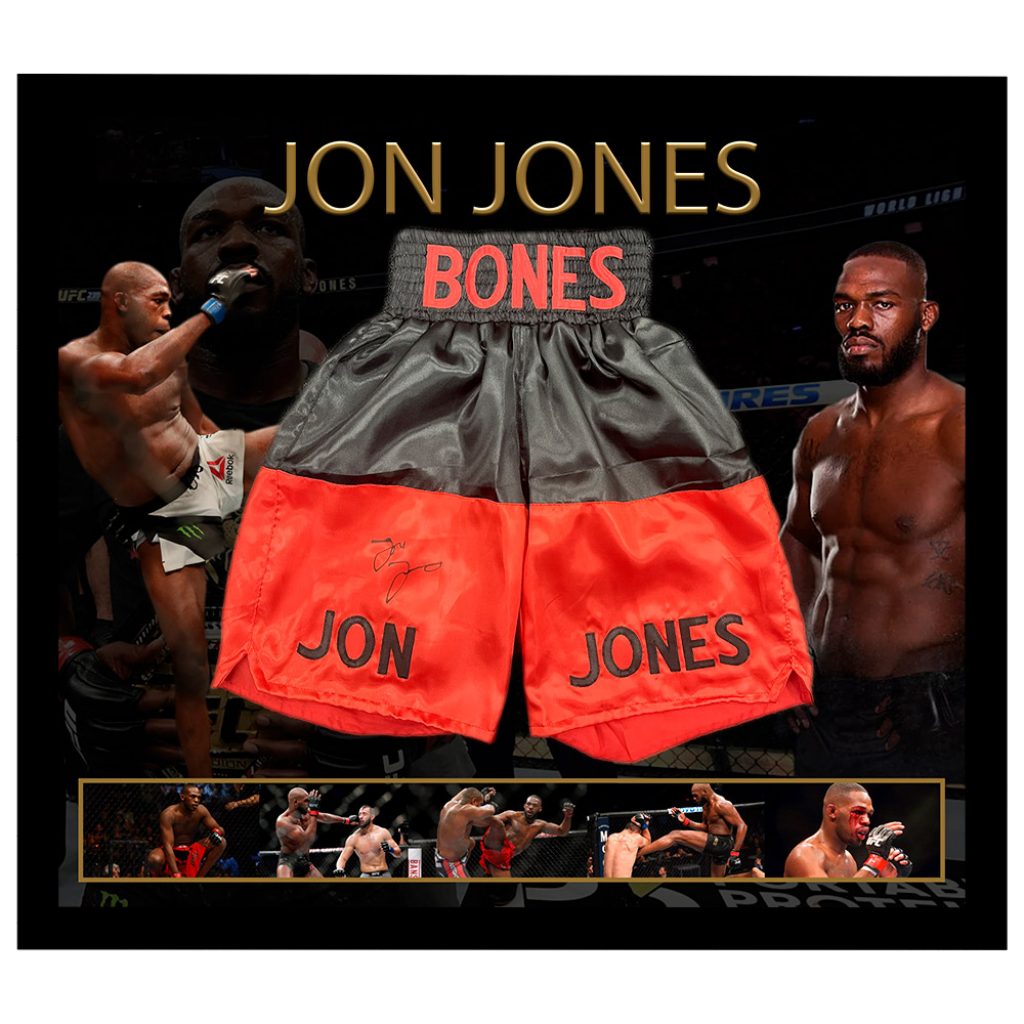 UFC - Jon Jones Signed & Framed Belt | Taylormade Memorabilia | Sports ...