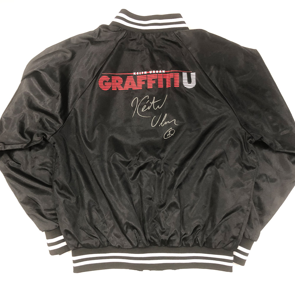 Music - Keith Urban Signed "Graffiti U" VIP Tour Jacket | Taylormade ...