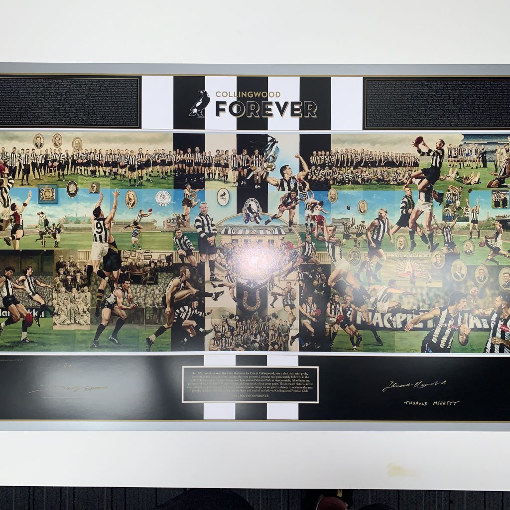 Collingwood Forever Legends Hand Signed & Framed 125th Anniversary ...