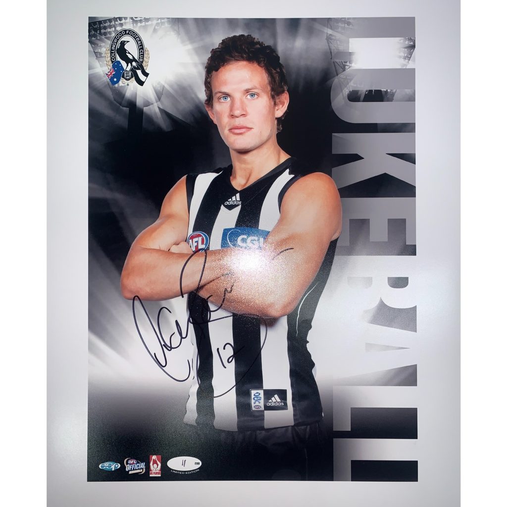 Collingwood Magpies - Signed and Framed Hero Shot - Luke Ball ...