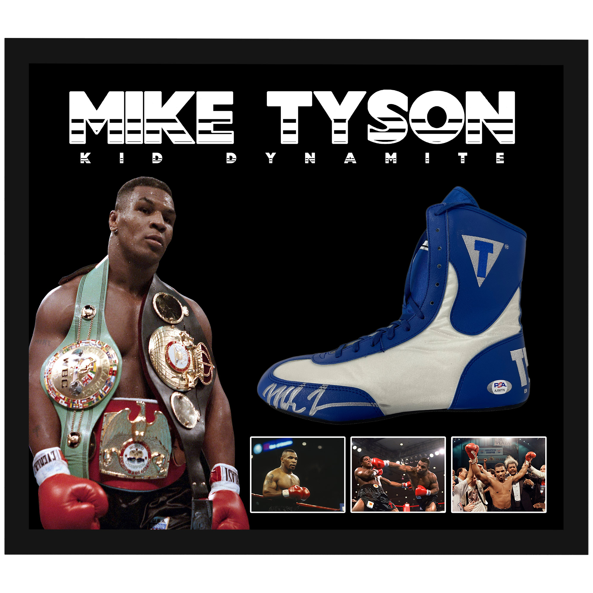 Boxing - Mike Tyson Signed & Framed Ringside Ring Bell (JSA COA ...