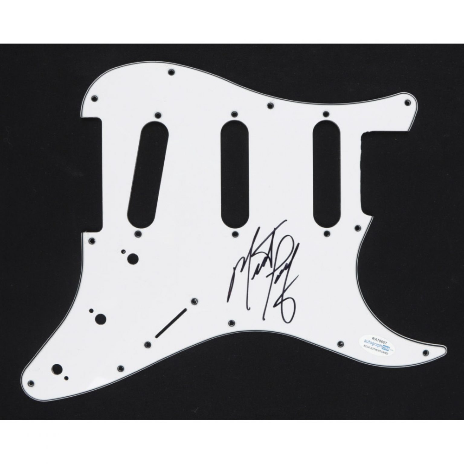 Music – Meat Loaf Signed & Framed Guitar with Custom Backdrop (ACOA COA ...