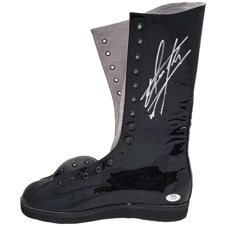 WWE - The Undertaker Signed & Framed Wrestling Boot (PSA COA ...
