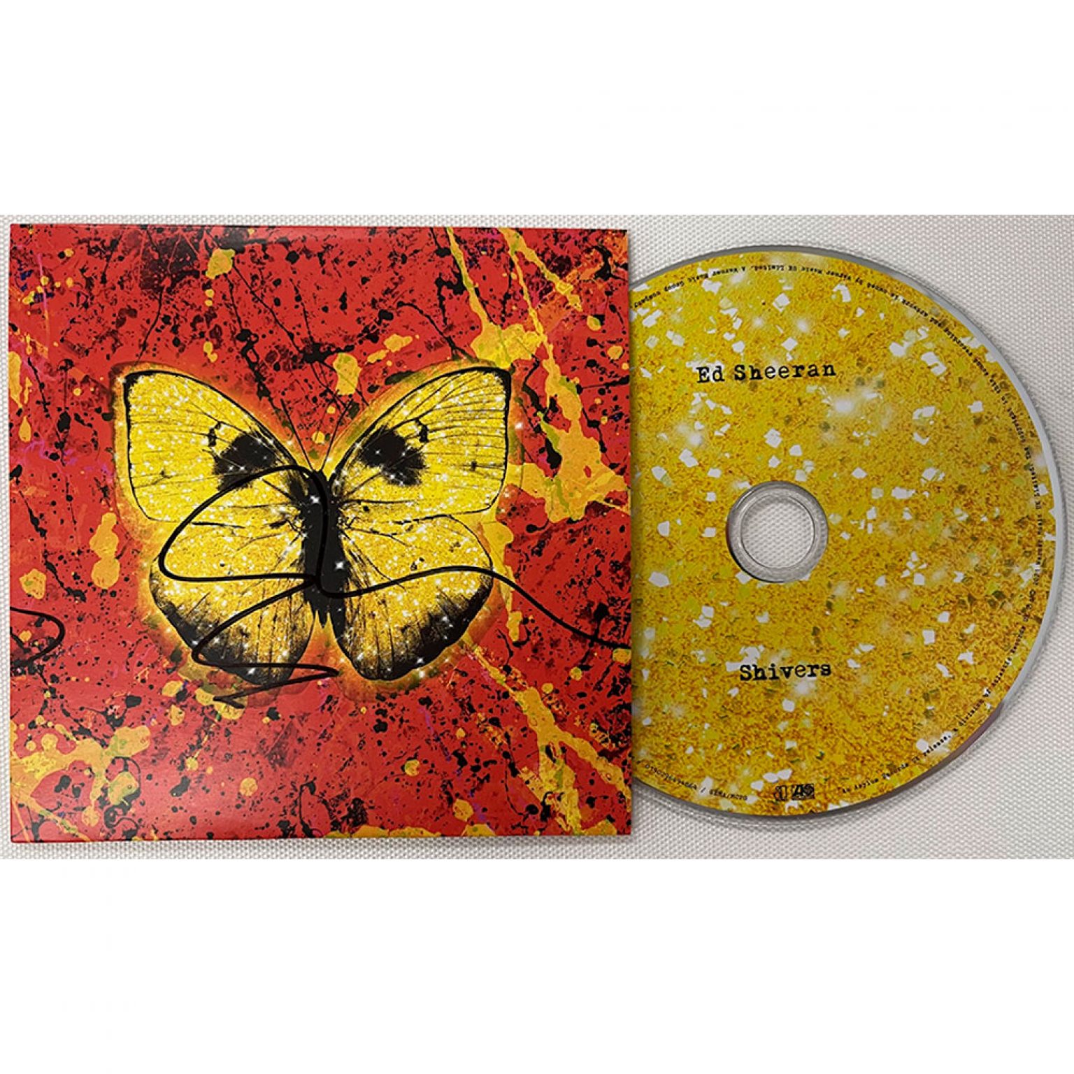 Ed Sheeran - Signed & Framed Shivers Single CD Cover Deluxe Display ...