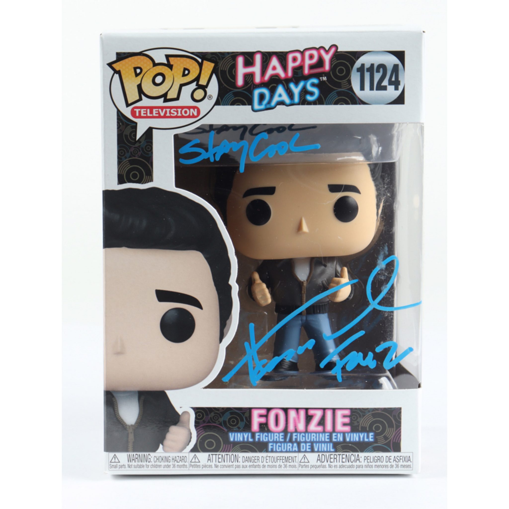 Henry Winkler - "Happy Days" Fonzie #1124 Autographed Funko Pop! Vinyl (AutographCOA Hologram ...