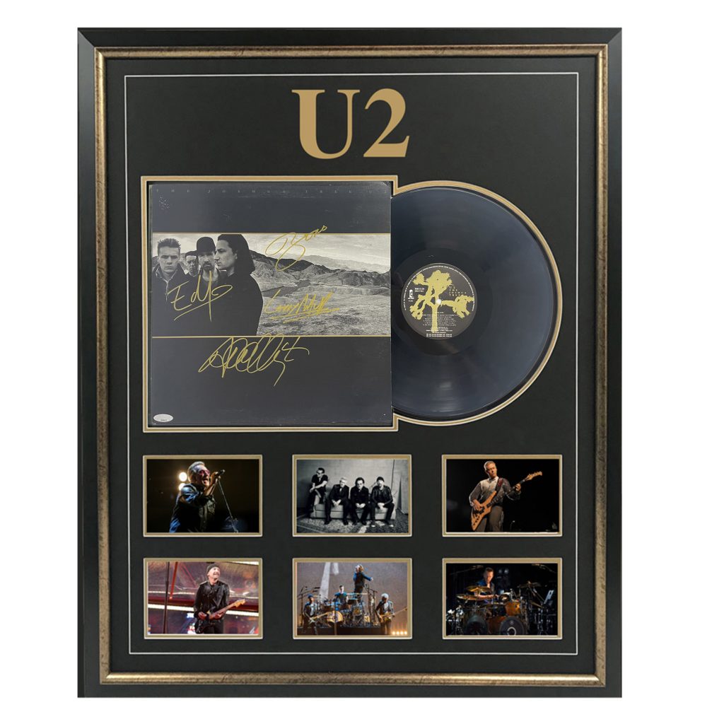 U2 - Signed & Framed Drumskin #32604 | Taylormade Memorabilia | Sports ...