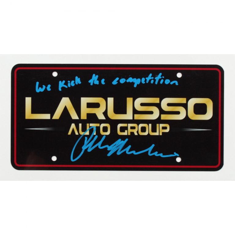 Ralph Macchio - "Cobra Kai" Larusso Auto Group Signed & Framed License ...