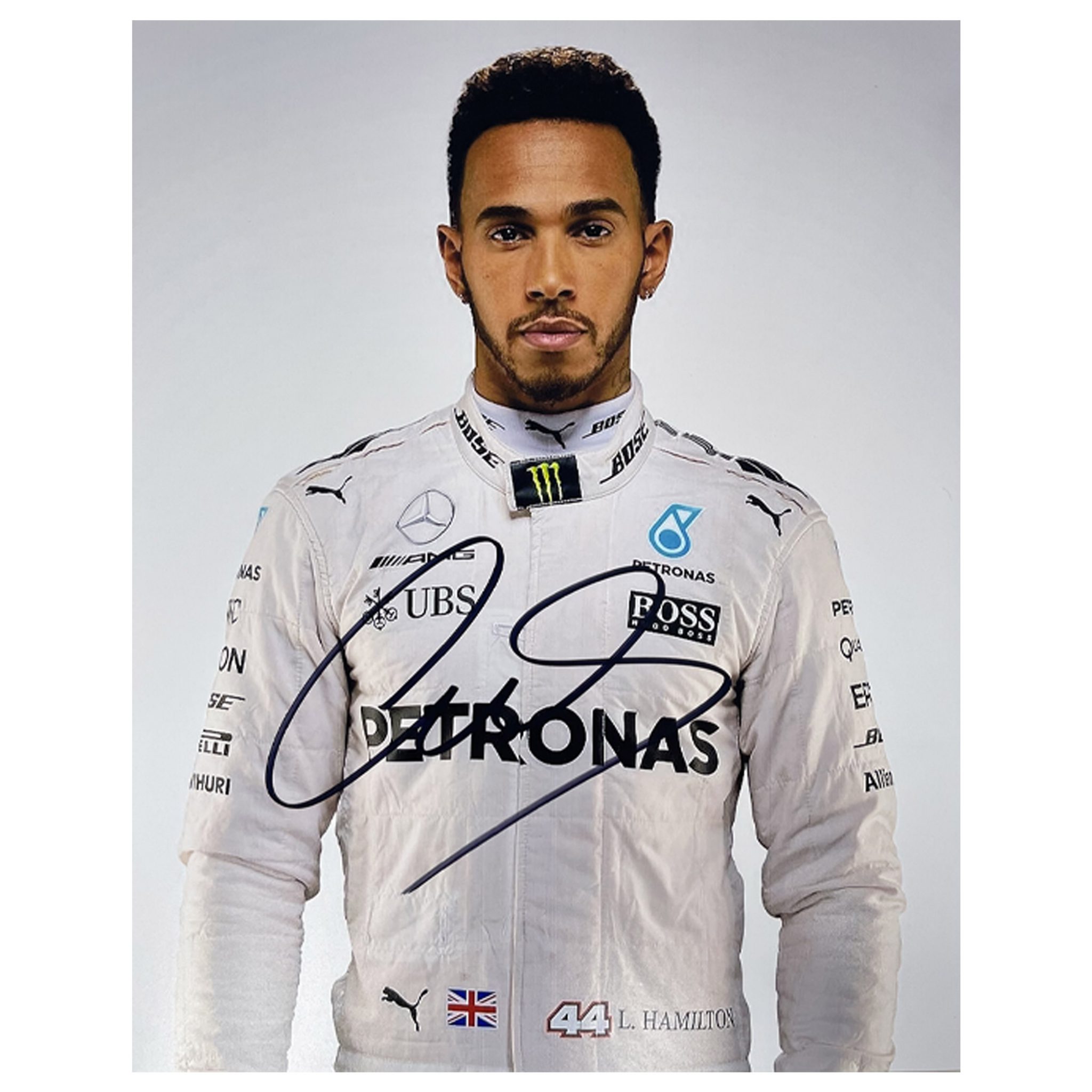 Formula 1 - Lewis Hamilton Signed & Framed 8x10 Photo Display ...