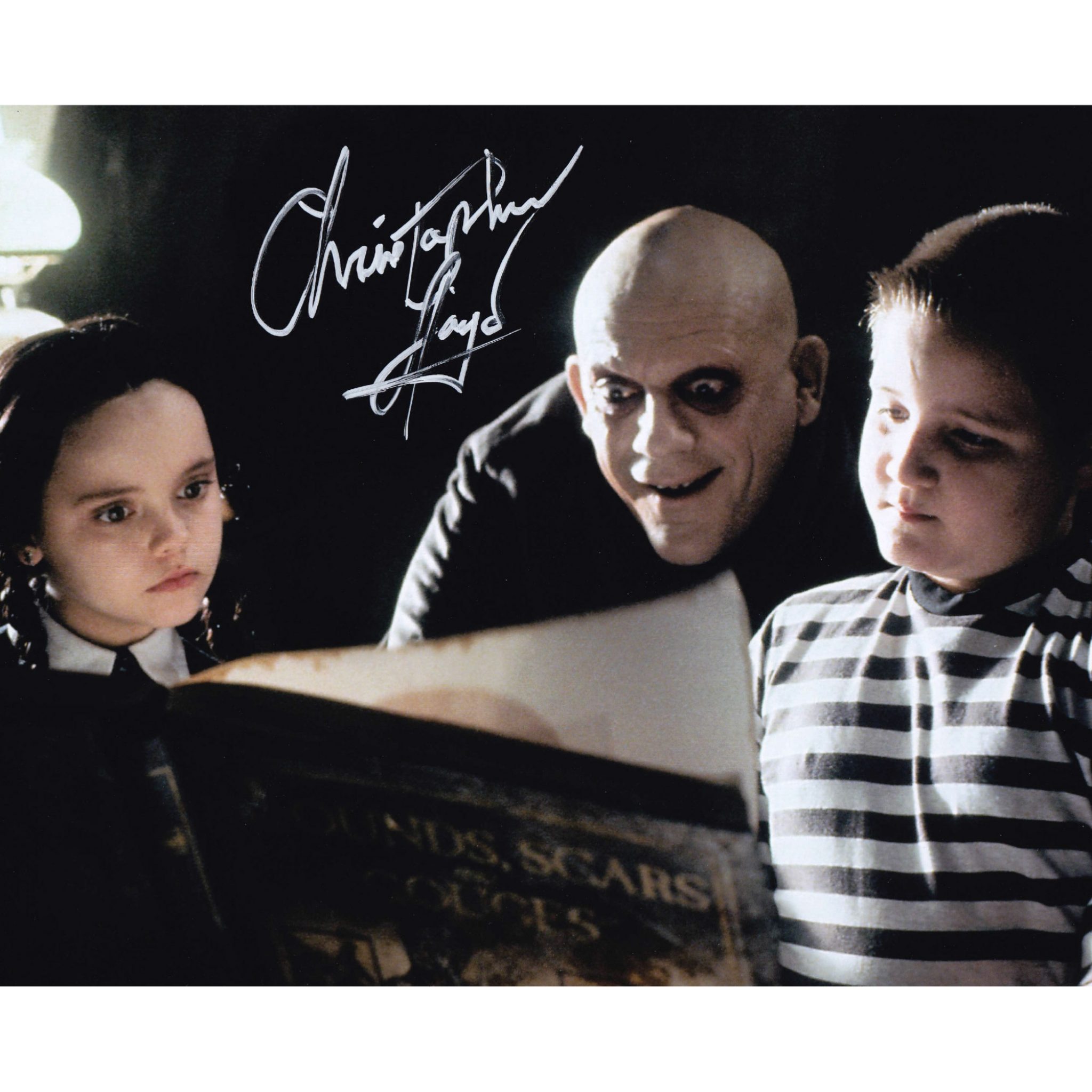 Christopher Lloyd - "The Addams Family" Uncle Fester Signed & Framed ...