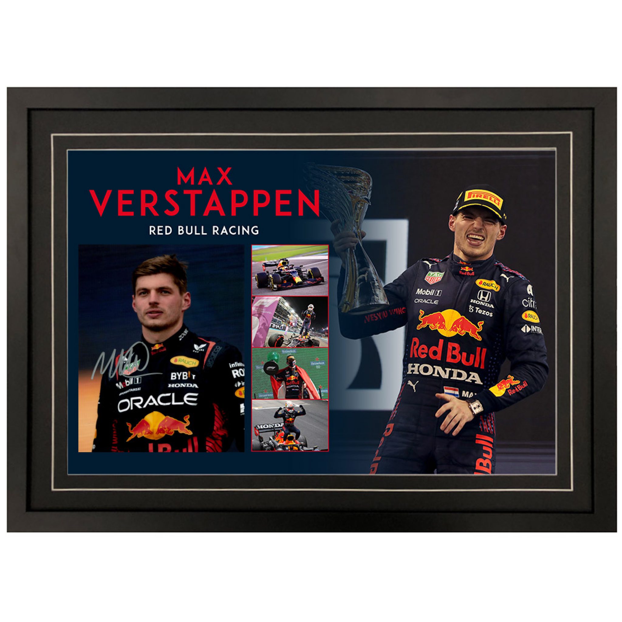 Motorsport - Formula 1 - Max Verstappen Signed & Framed Portrait 8x10 ...