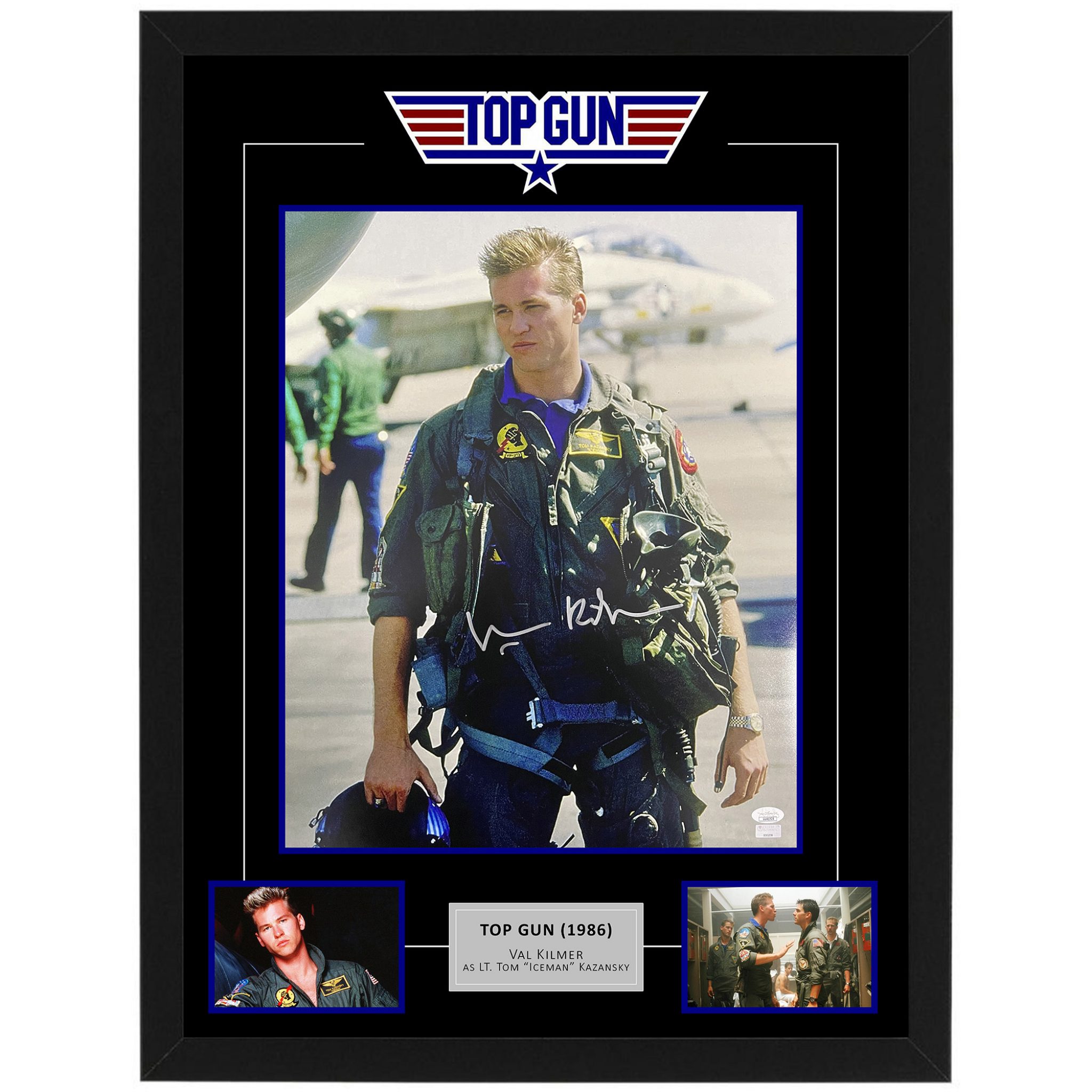 Val Kilmer - "Top Gun (1986)" Signed & Framed Portrait 16x20 Photograph ...