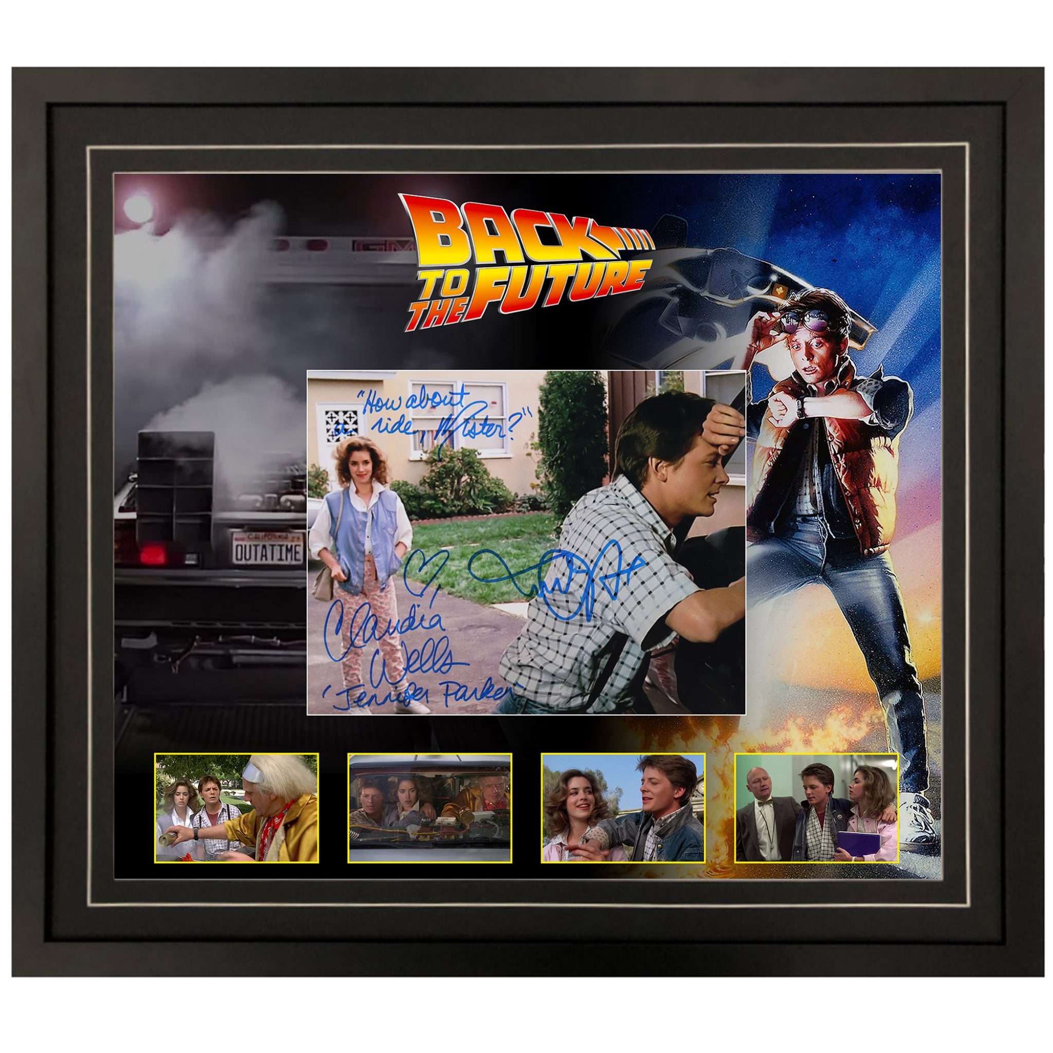 Back To The Future 2 - Cast Signed (Signed By 6 Cast Members) Large ...