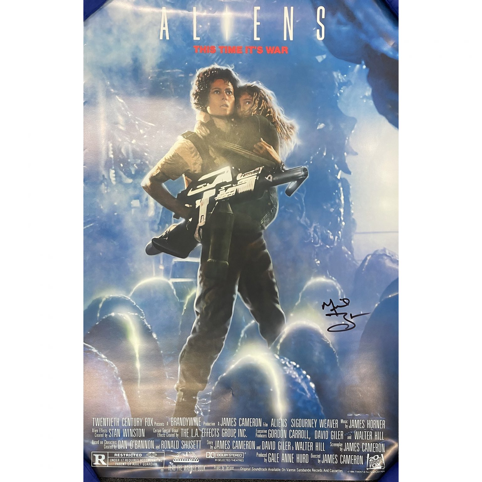 Michael Biehn - Signed & Framed Aliens Movie Poster | Taylormade ...