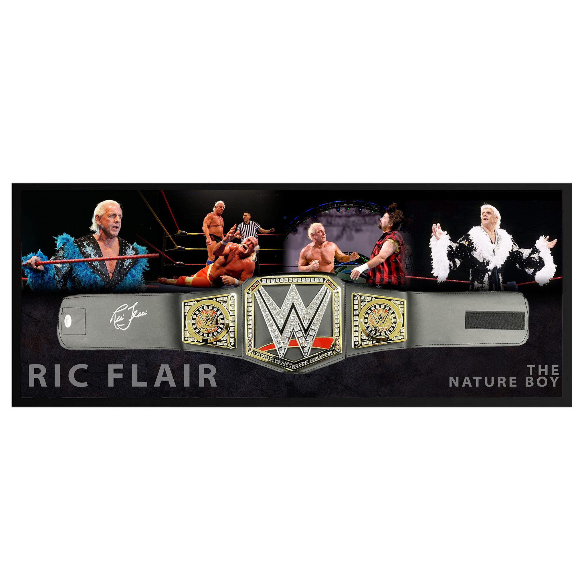 Ric Flair - Signed & Framed Replica WWE Title Belt (JSA Hologram ...