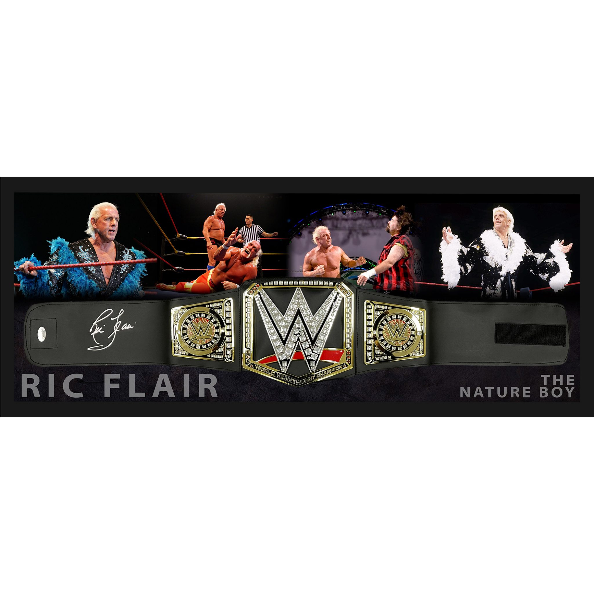 Ric Flair - Signed & Framed Replica WWE Title Belt (JSA COA ...