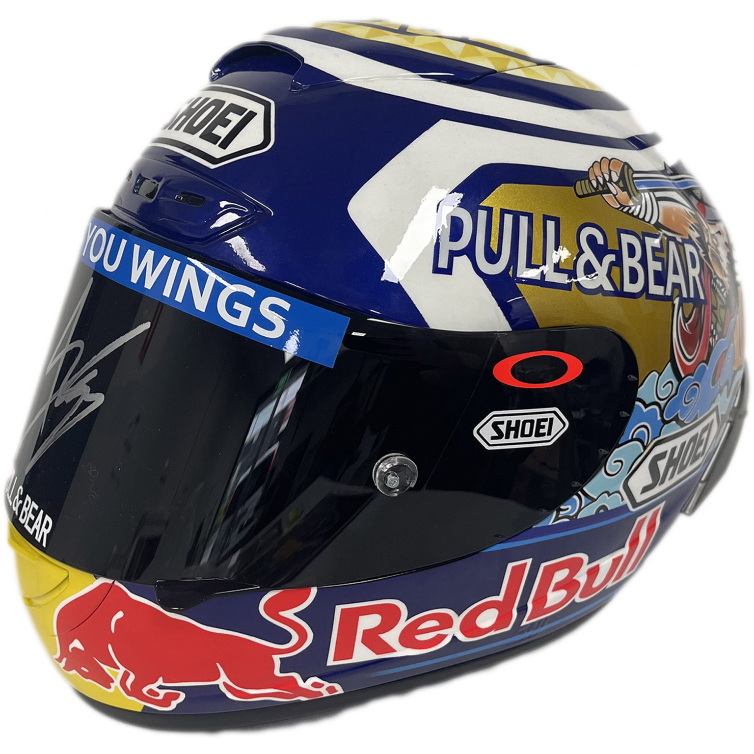 Moto GP - Marc Marquez Hand Signed Red Bull Helmet | Taylormade ...