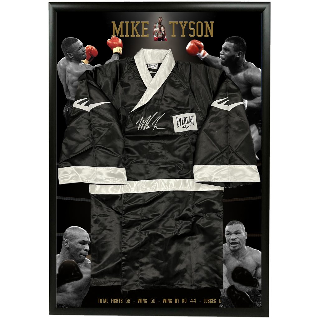 Boxing - Mike Tyson Signed & Framed Heavyweight Champions Belt ...