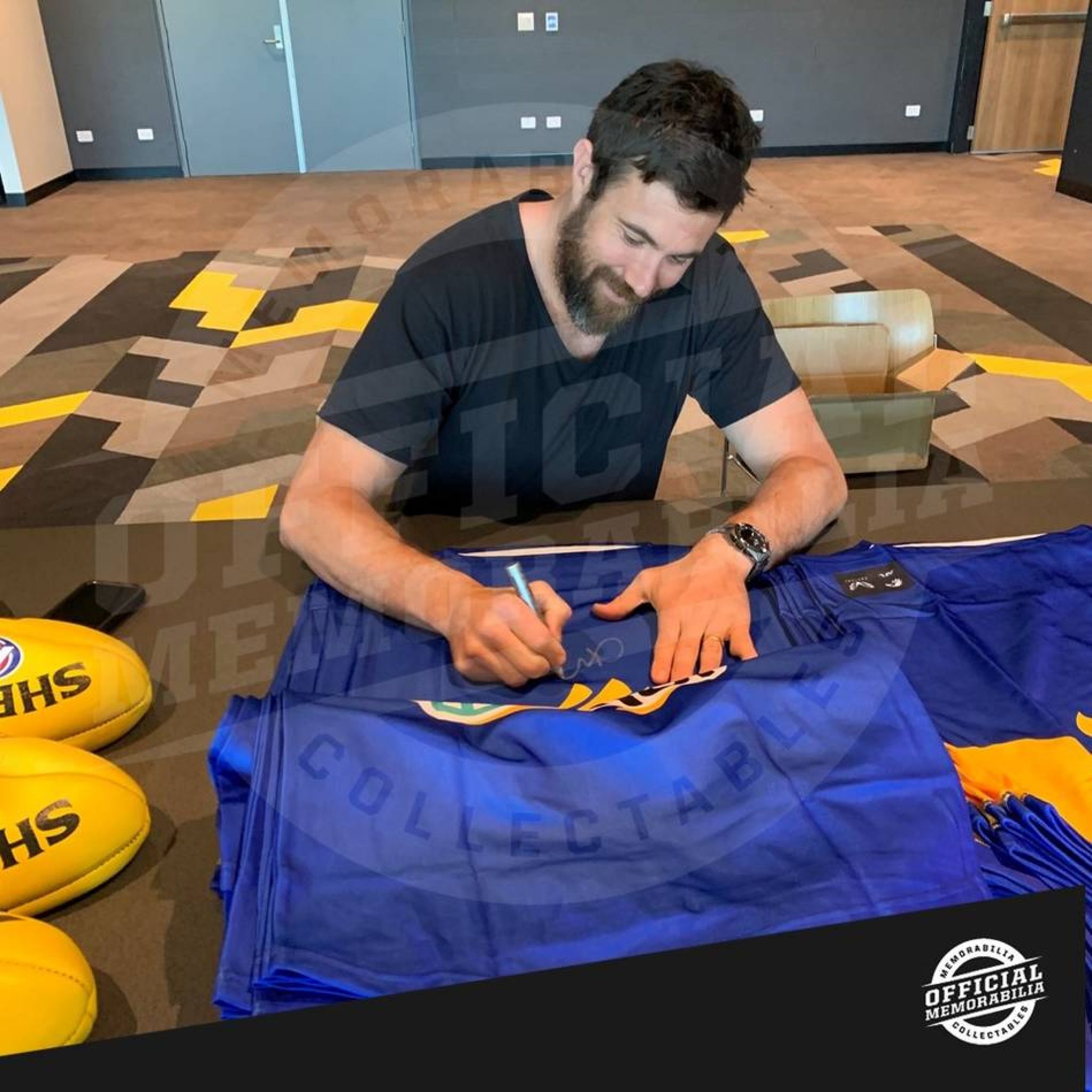 West Coast Eagles - JOSH KENNEDY SIGNED GUERNSEY DISPLAY | Taylormade ...