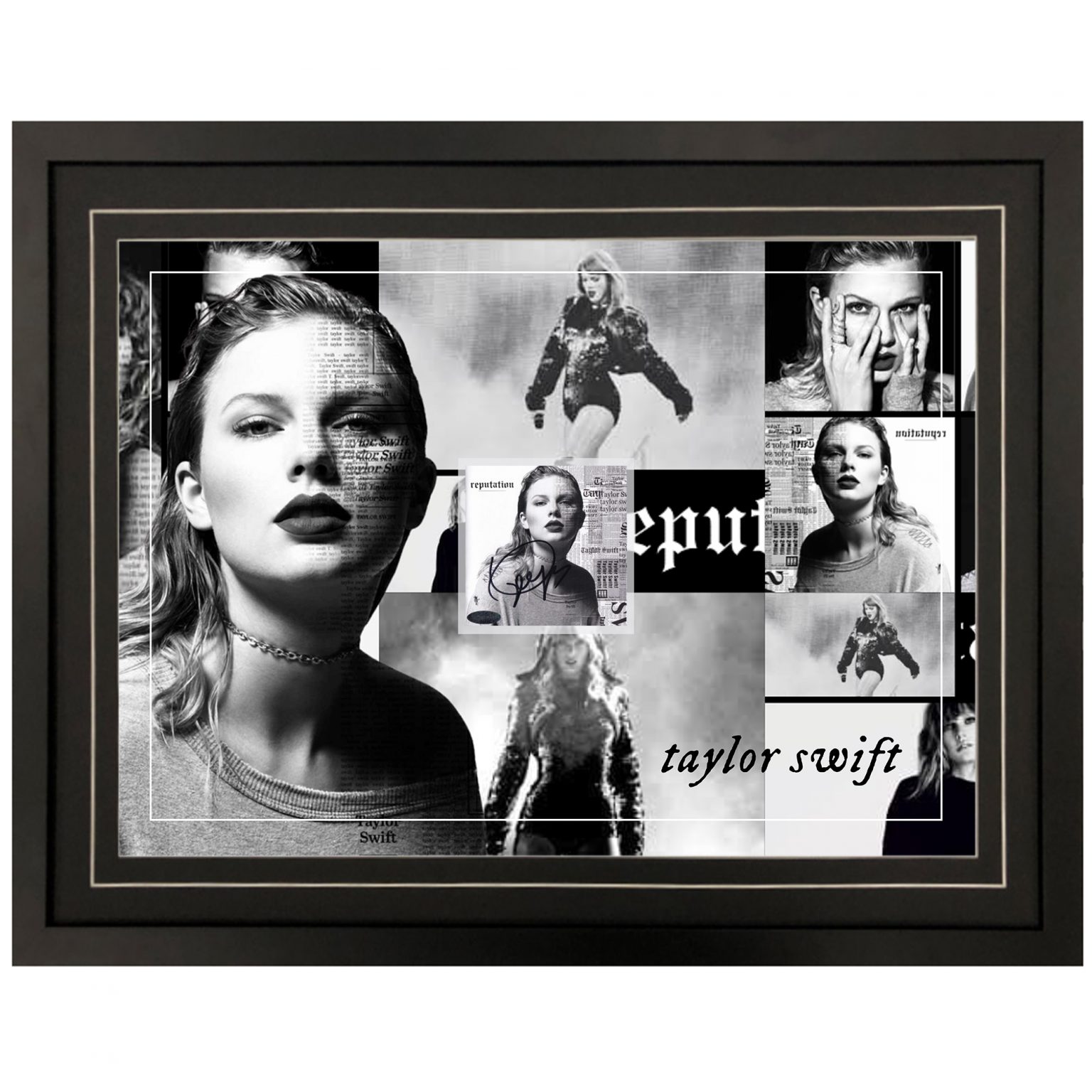 Music - Taylor Swift Signed & Framed Reputation CD | Taylormade ...