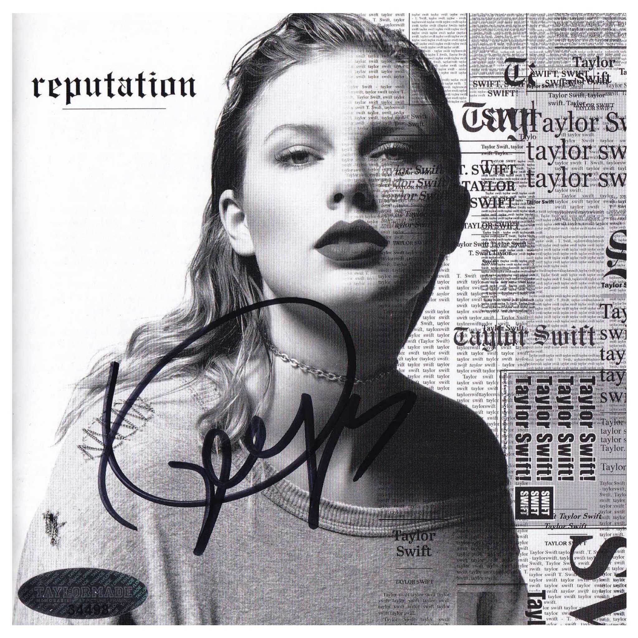 Music - Taylor Swift Signed & Framed Reputation CD | Taylormade ...