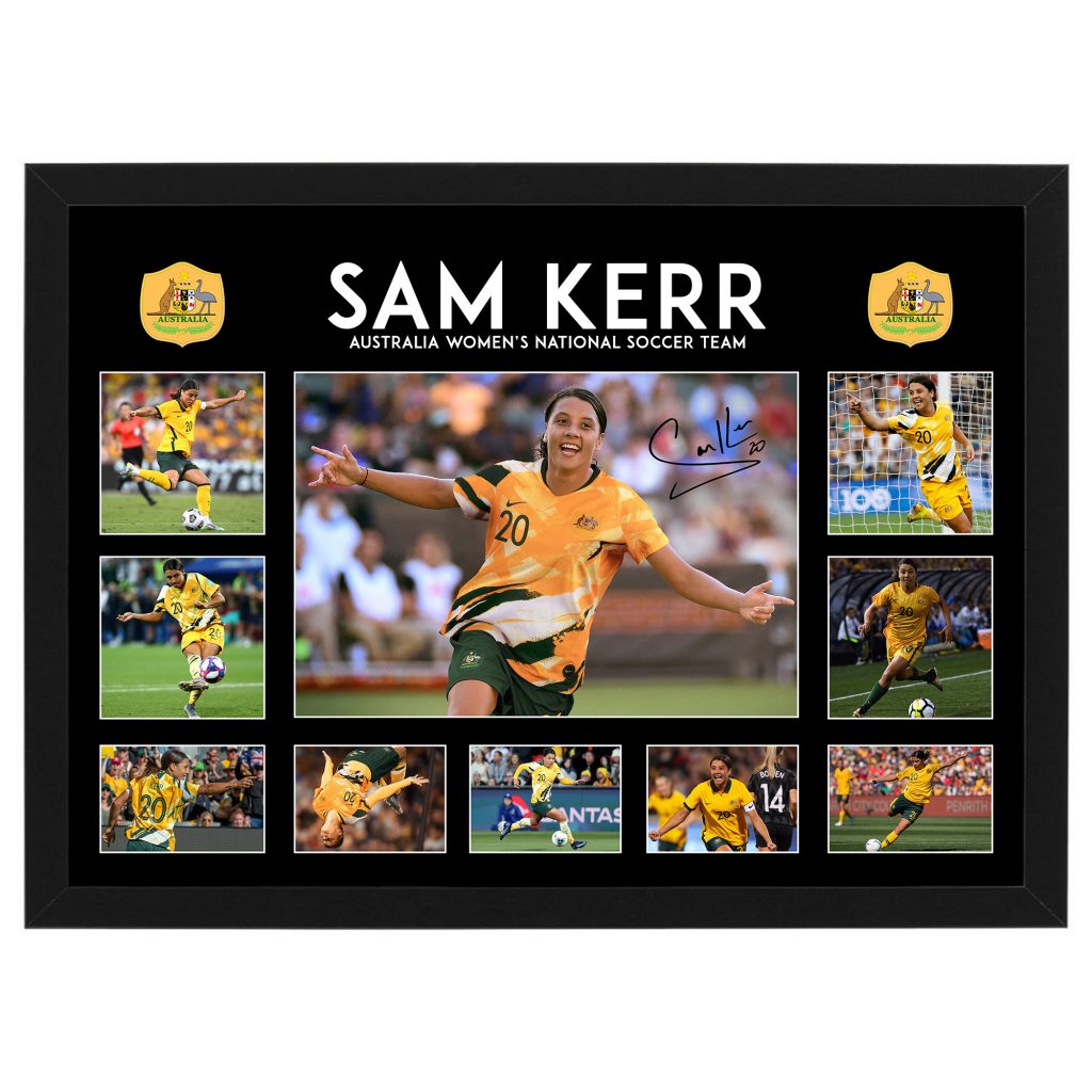 Soccer - Sam Kerr Matildas Framed Large Photo Collage | Taylormade ...