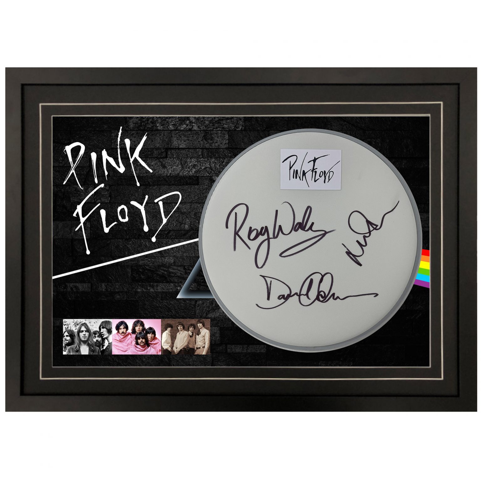 Pink Floyd - Signed & Framed Drumskin | Taylormade Memorabilia | Sports ...