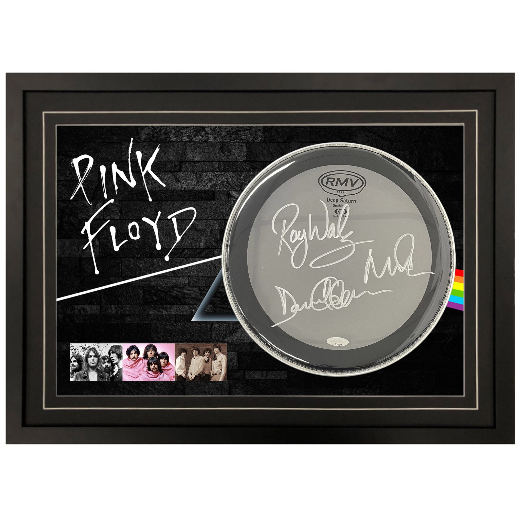 Pink Floyd - Signed & Framed Drumskin #33009 | Taylormade Memorabilia ...