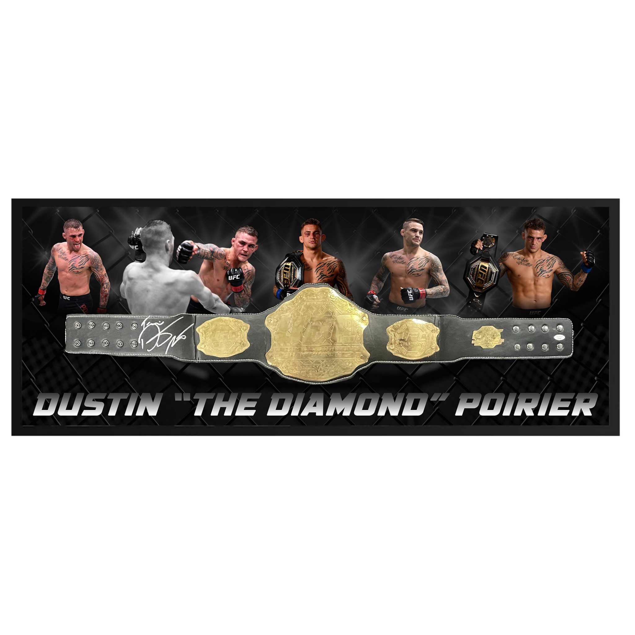 UFC - Dustin "The Diamond" Poirier Signed & Framed UFC Belt (JSA COA ...