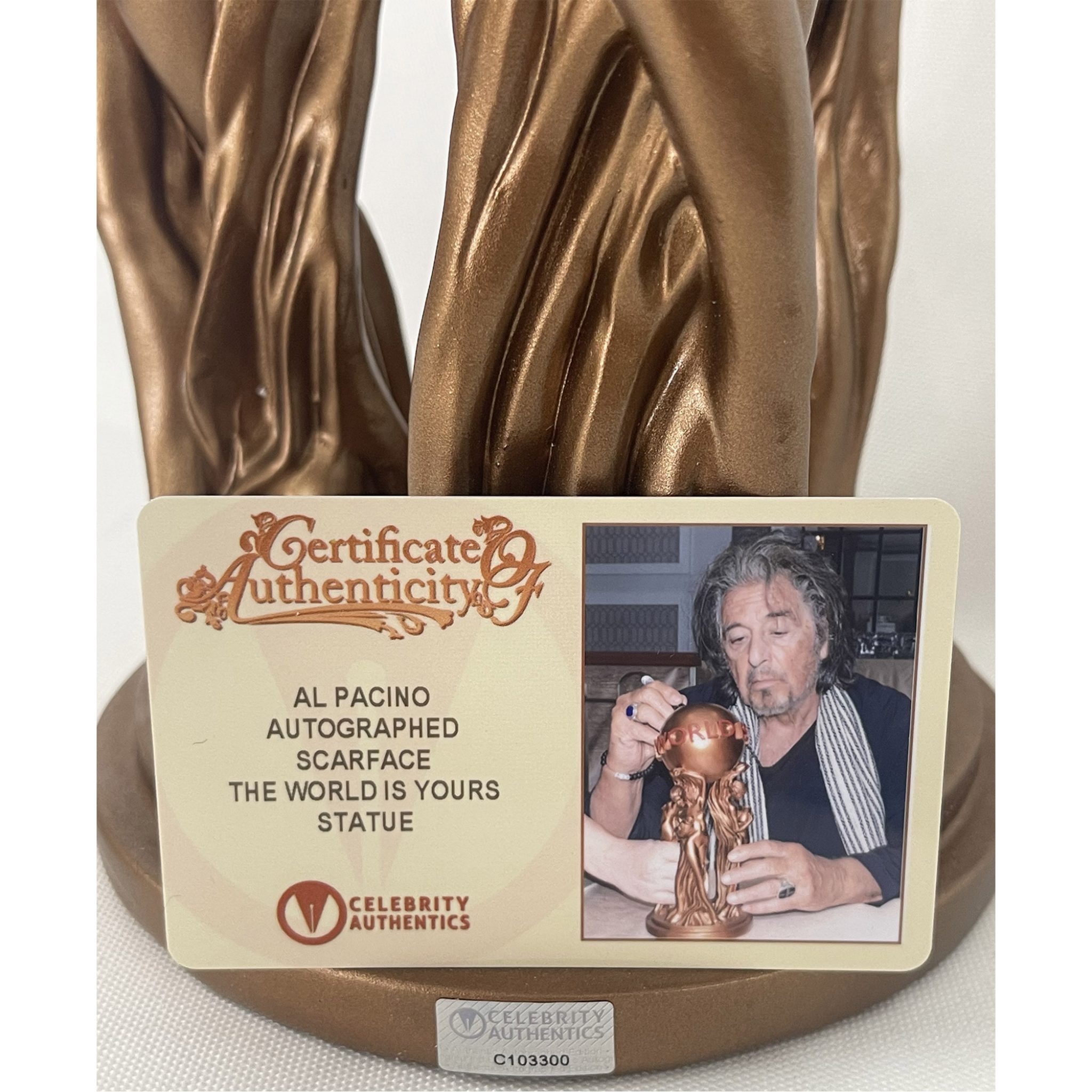 Al Pacino - "Scarface" The World Is Yours Signed 12" Statue (Celebrity ...