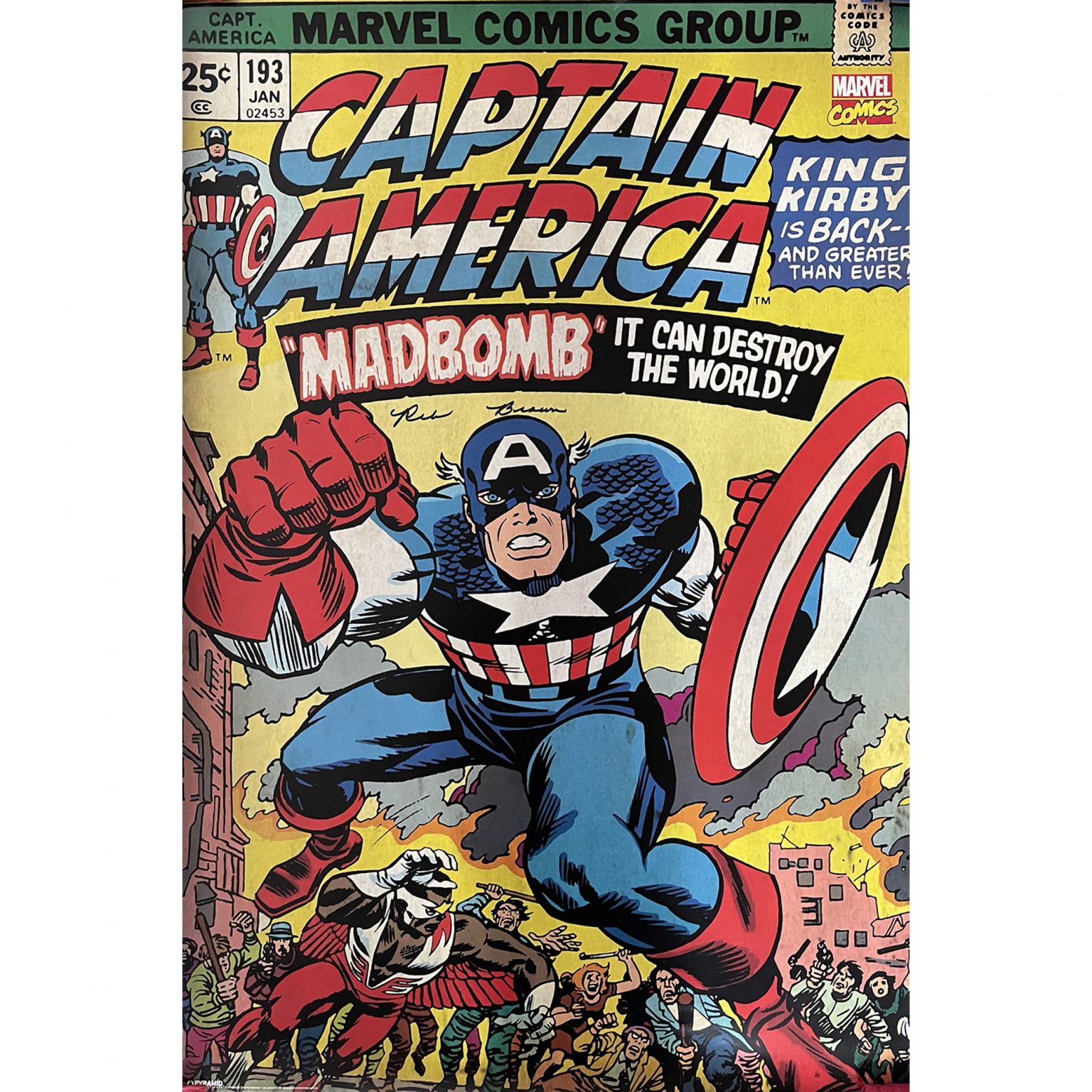 Reb Brown - "Captain America (1979)" Signed & Framed Movie Poster ...