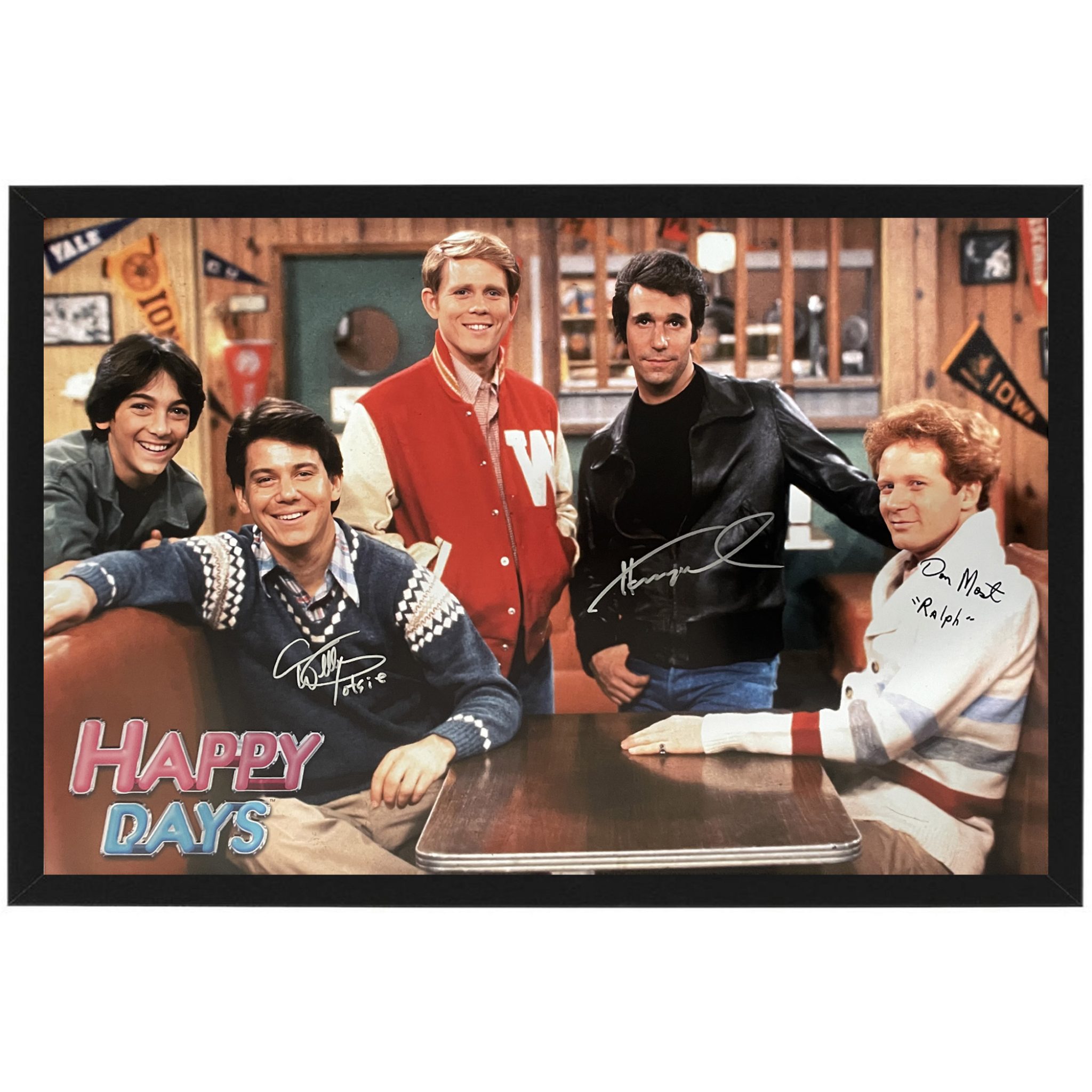 Happy Days - Cast Signed & Framed 36x24 Poster (Winkler, Most ...