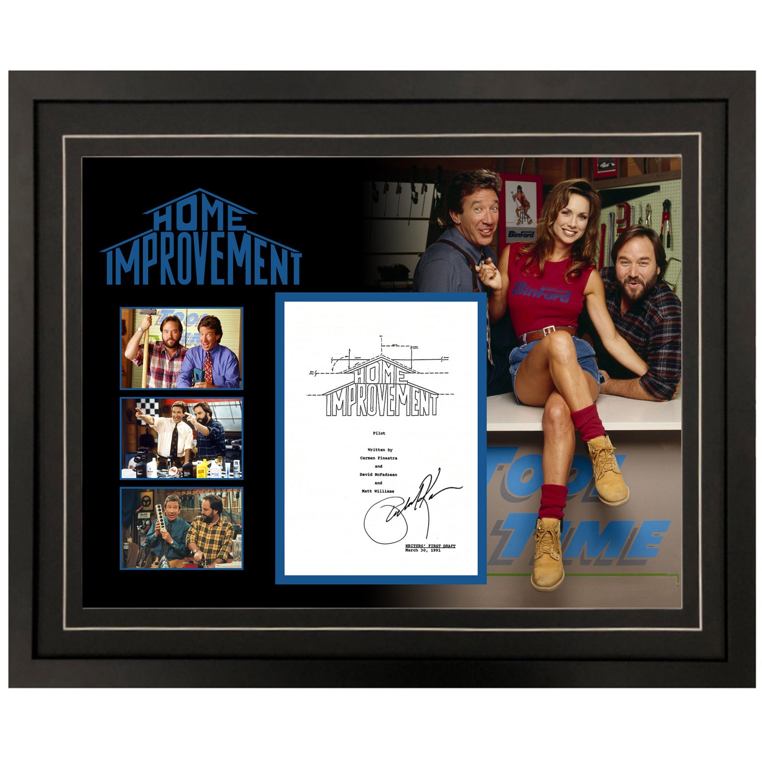 Richard Karn - Signed & Framed "Home Improvement - Tool Time" Movie ...