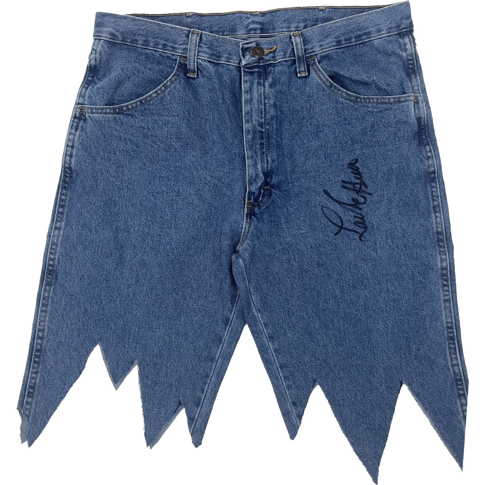 Lou Ferrigno - "The Incredible Hulk" Signed & Framed Ripped Denim ...