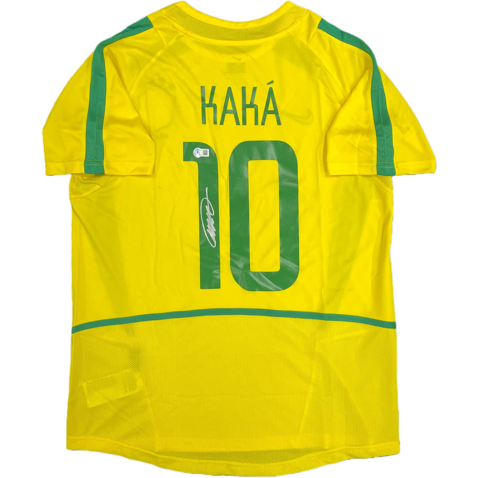 Soccer – Kaka Signed & Framed Brazil Jersey (Beckett Hologram ...