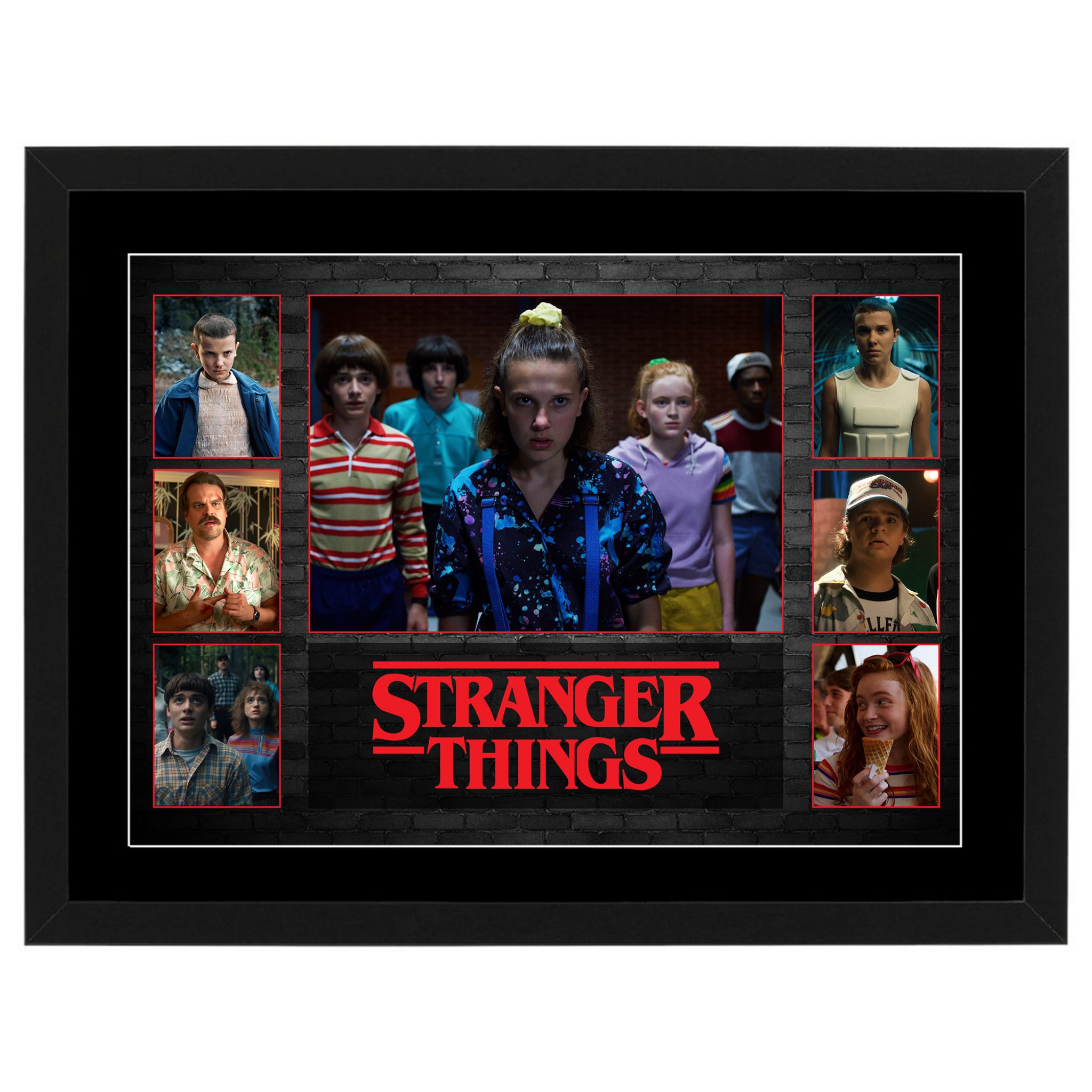 Movie/TV - Stranger Things Framed Pre Print Collage | Taylormade ...