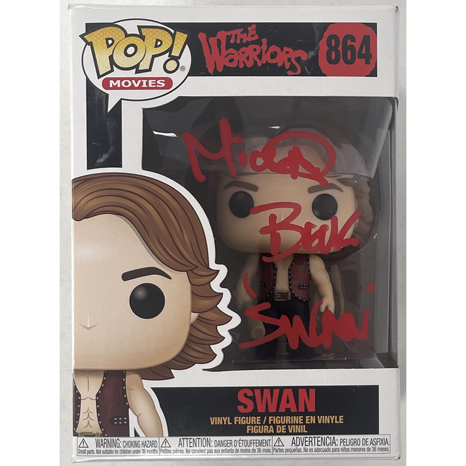 Michael Beck - "The Warriors" Swan #864 Autographed Funko Pop! Vinyl ...