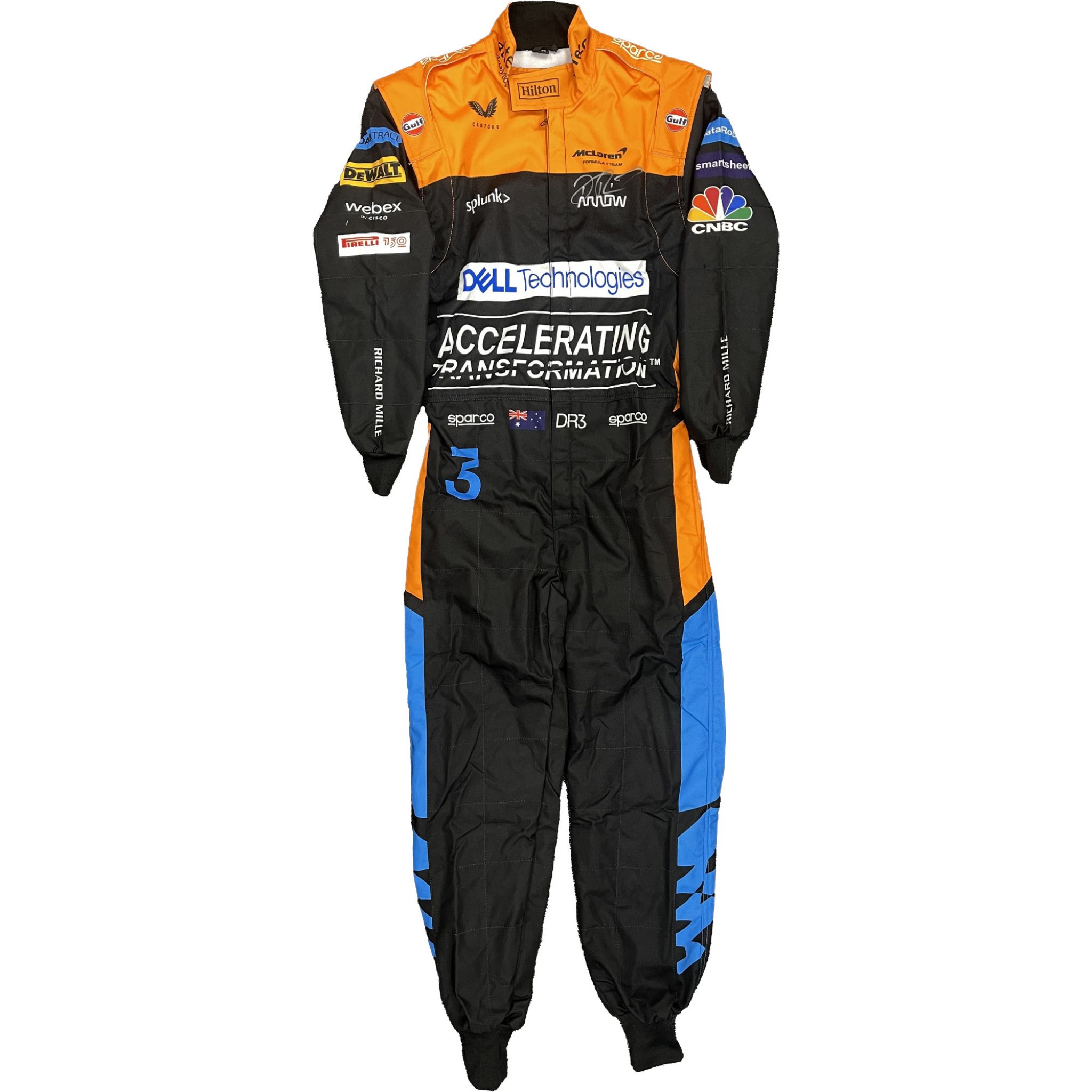 DANIEL RICCIARDO McLaren F1 Team Signed & Framed Full Size Formula One ...