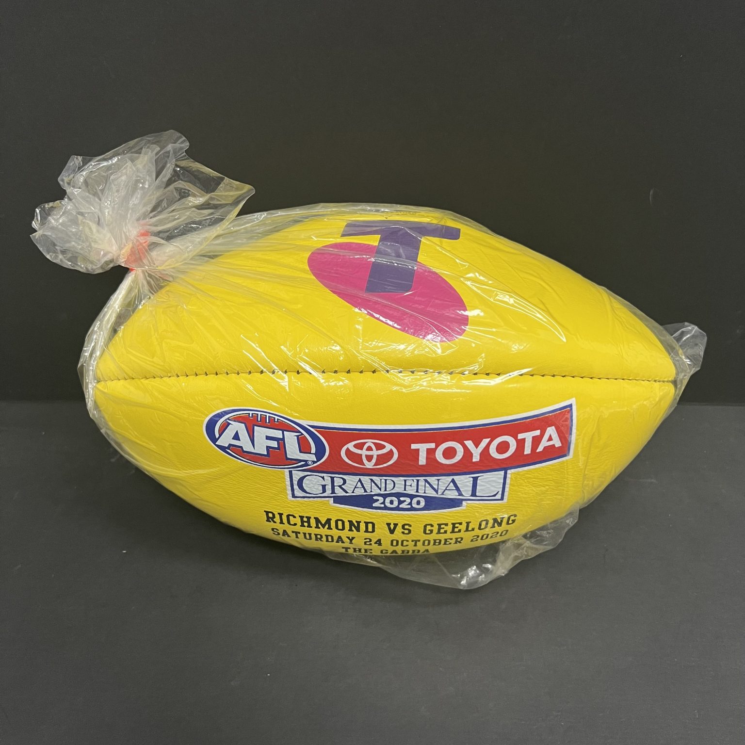 Richmond Tigers - Sherrin 2020 Grand Final Ball First Ever Yellow AFL ...