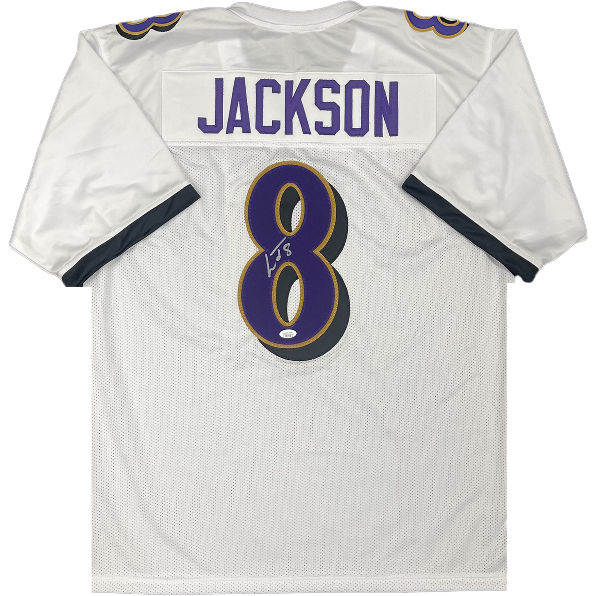 NFL – Lamar Jackson Signed & Framed Baltimore Ravens White Jersey (JSA ...