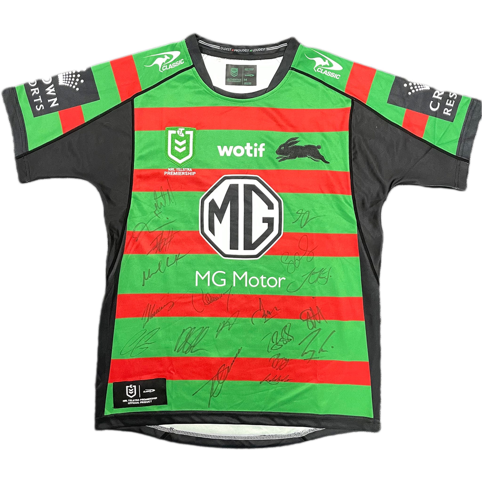 SOUTH SYDNEY RABBITOHS 2023 SQUAD SIGNED JERSEY | Taylormade ...