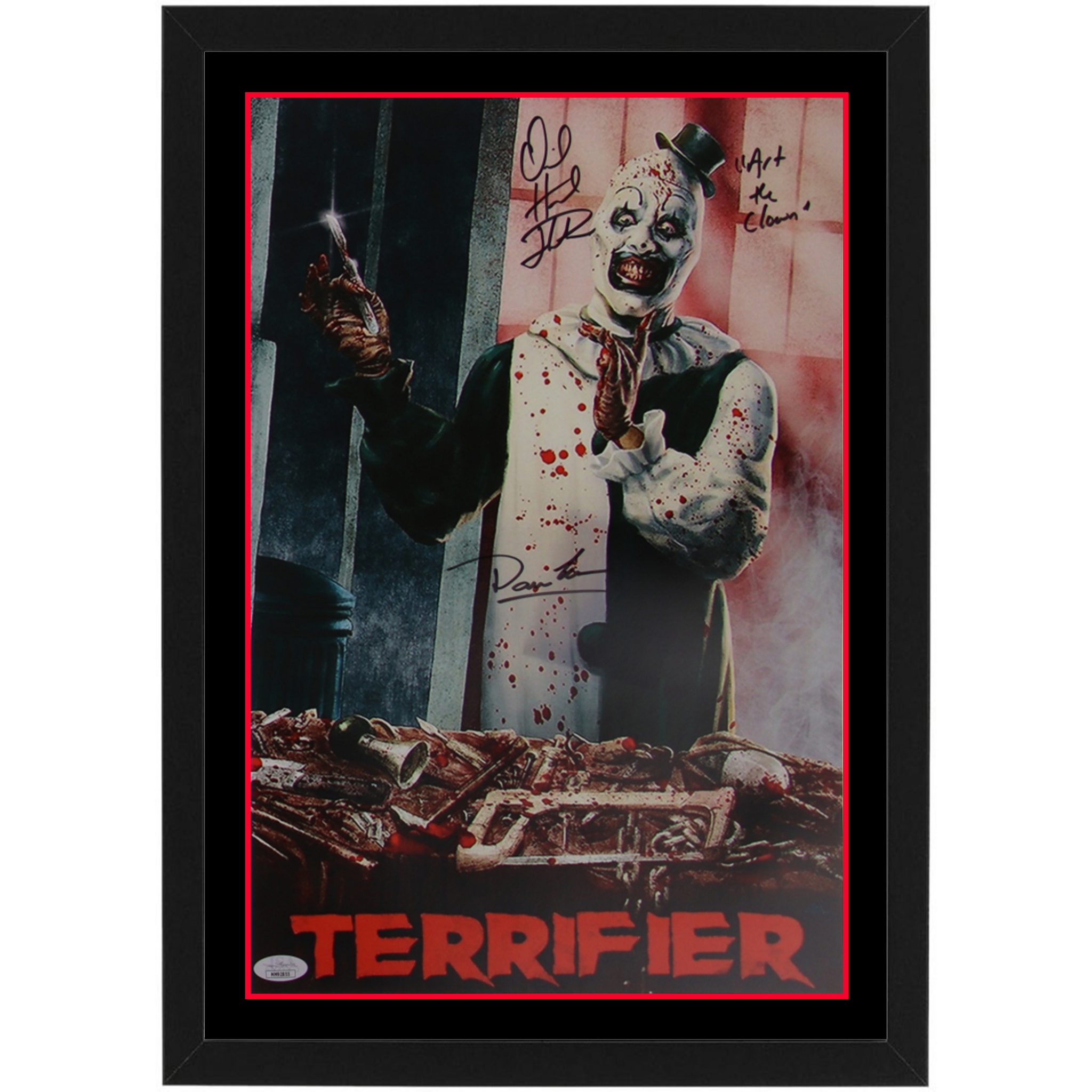 David Howard Thornton - "Terrifier" Signed & Framed 11x17 Photo (JSA ...