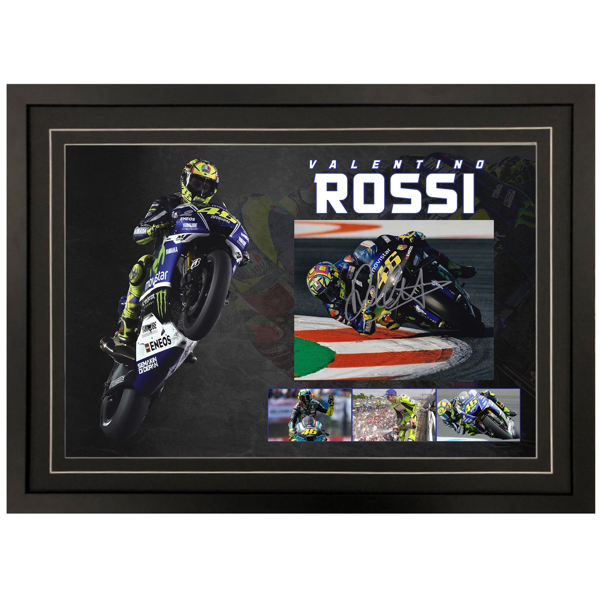 Motorsport – Valentino Rossi Signed and Framed 8x10 Photograph ...