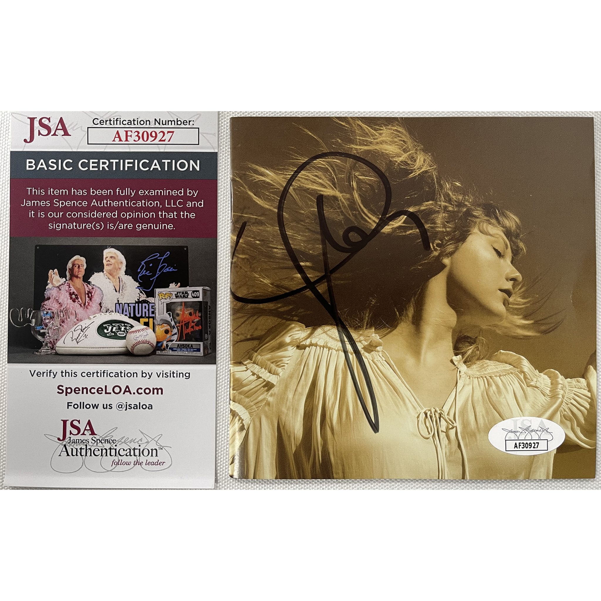 Taylor Swift - Signed & Framed Fearless CD Cover Deluxe Display (JSA ... Taylor Swift - Signed & Framed Fearless CD Cover Deluxe Display (JSA ...