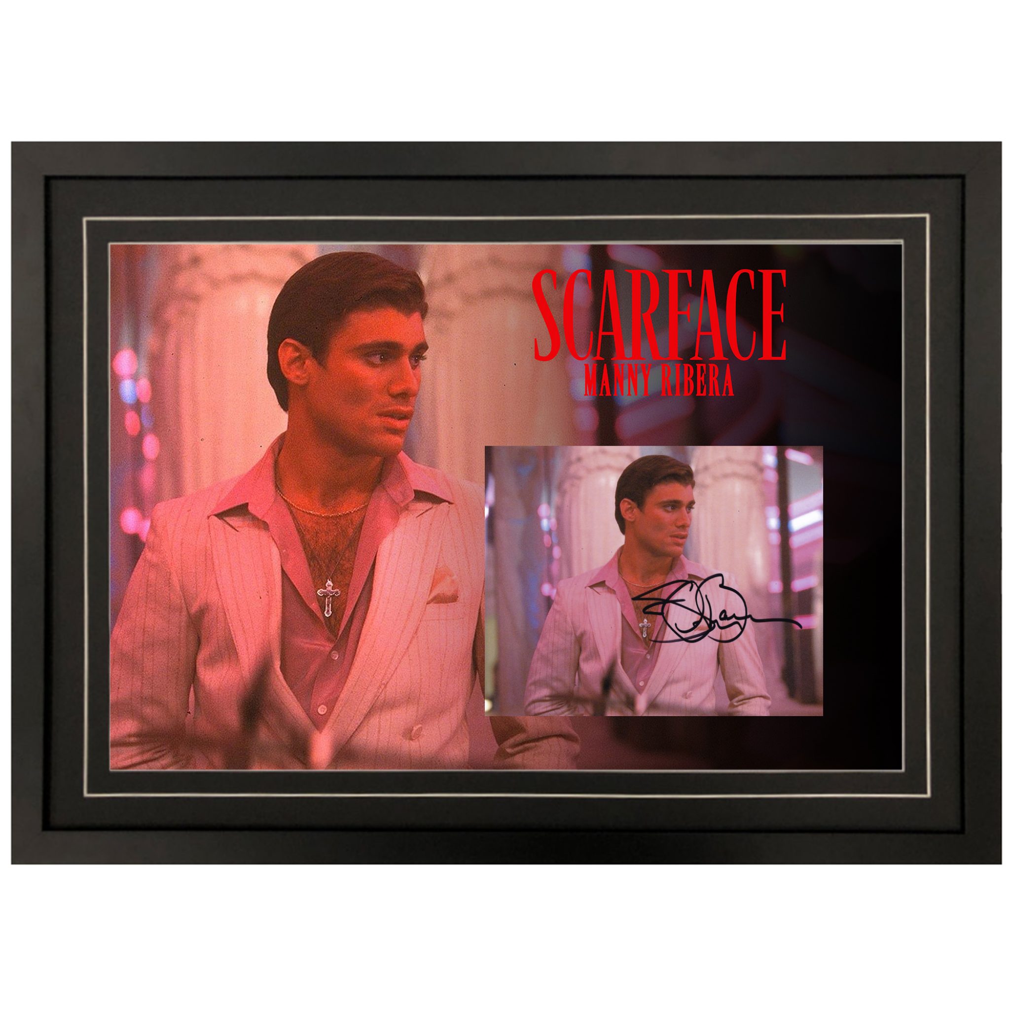Steven Bauer - "Scarface" Signed & Framed 8x10 Photograph Display C ...